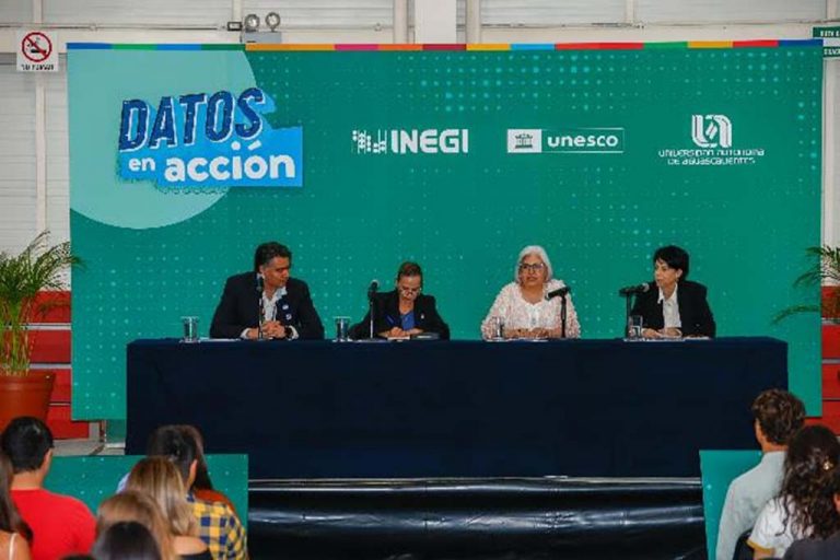 Presentan el INEGI y la UNESCO el proyecto Datos en acción